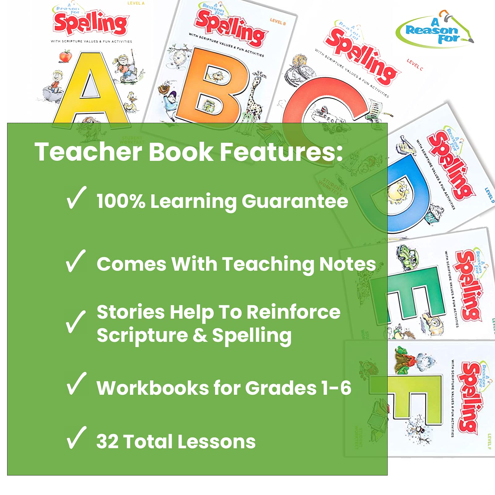 Snapklik.com : 4th Grade Spelling Student Workbook Level D By A Reason ...