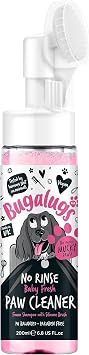 BUGALUGS Dog Paw Cleaner No Rinse Foam Cat & Dog shampoo with Silicone ...