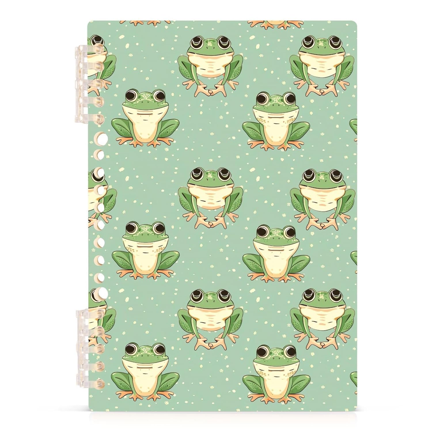 CHSIN 1 Pack Spiral Notebook Cute Frogs A5 Journal Notebook 60 Sheets ...