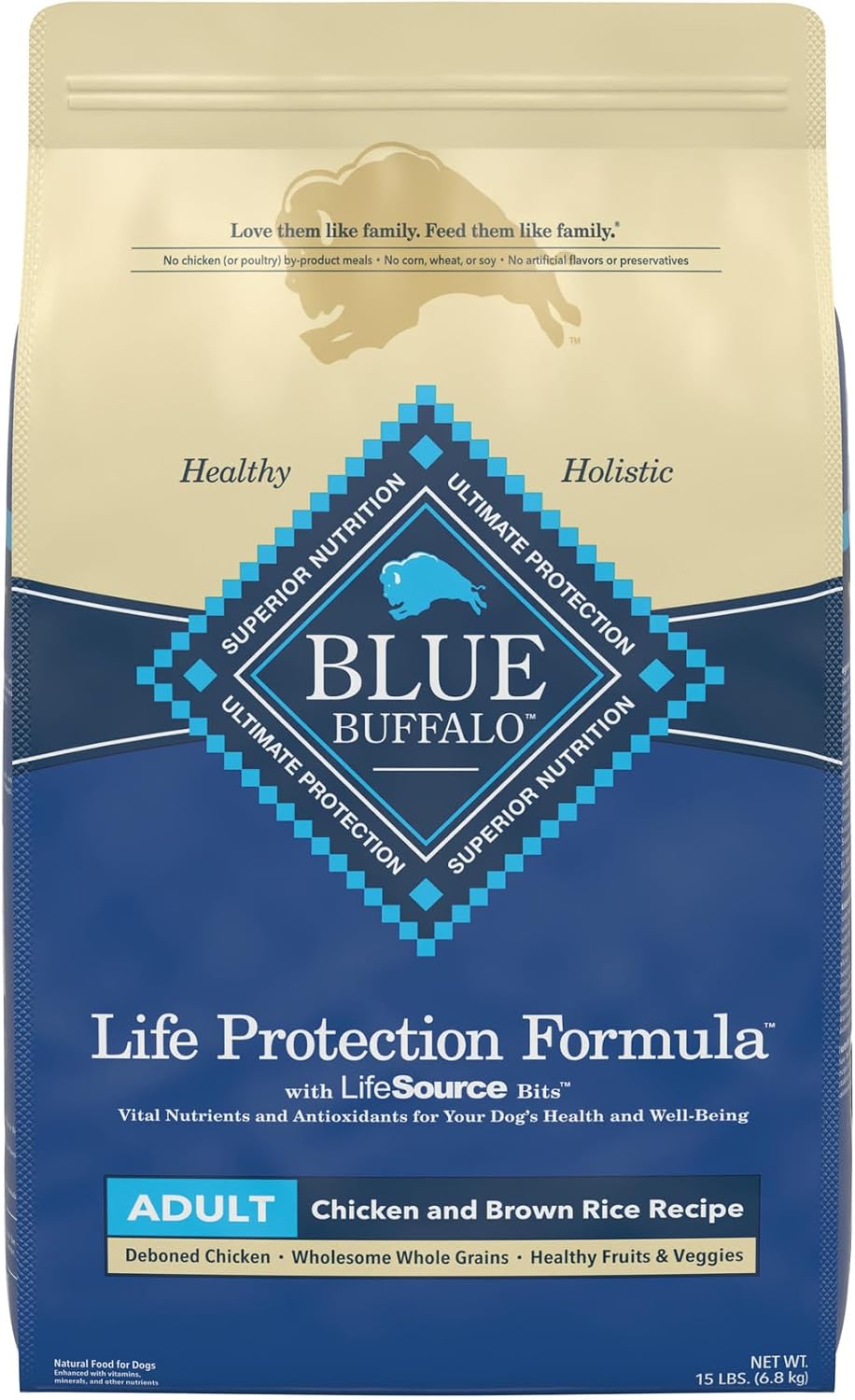 Blue Buffalo Life Protection Formula Natural Adult Dry Dog Food – Yaxa ...