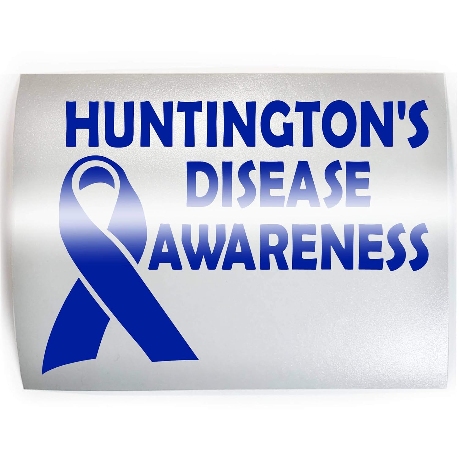 Amazon.com: HUNTINGTON'S DISEASE AWARENESS Blue Ribbon - PICK SIZE ...