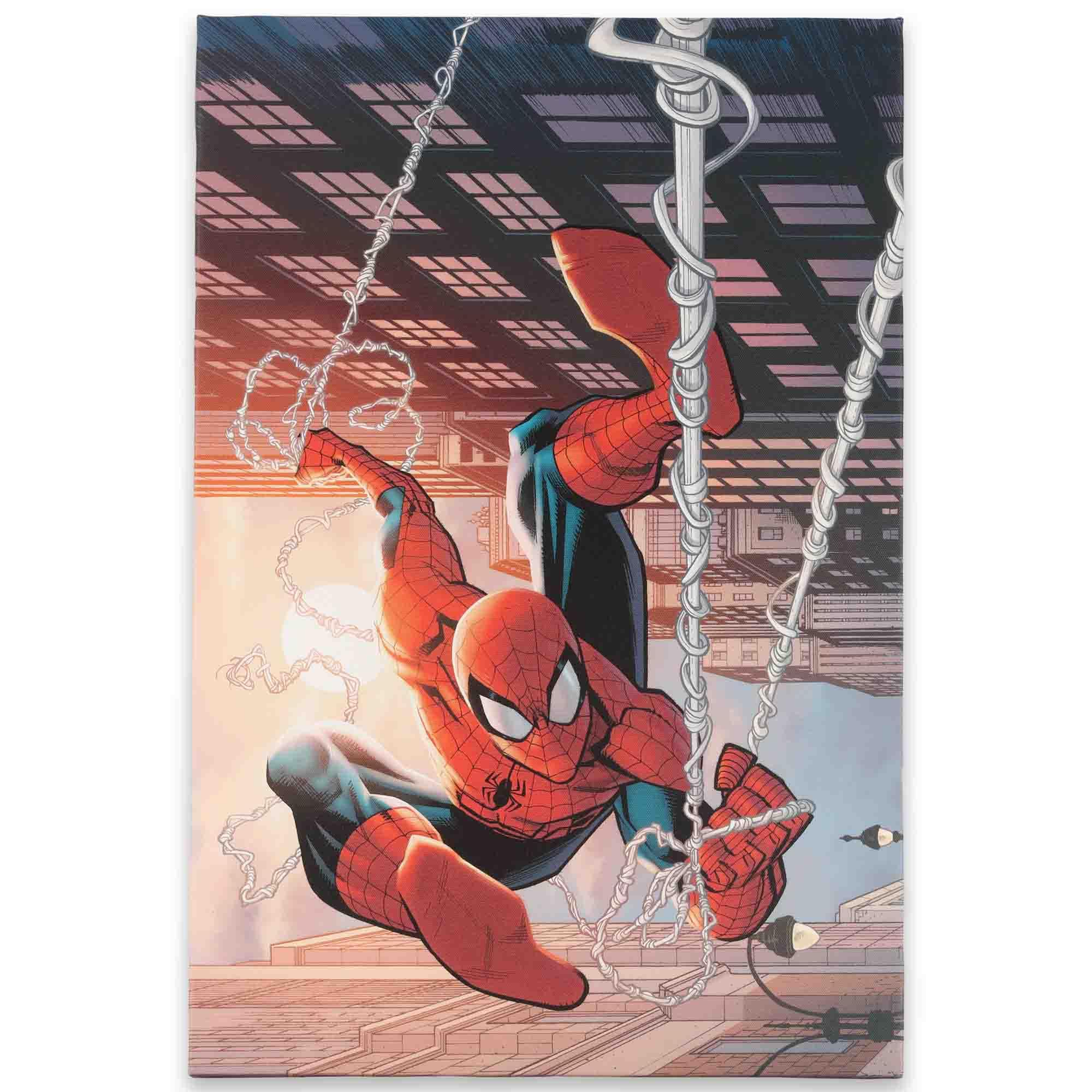 Open Road Brands Marvel Spider-Man Scaling Building Gallery Wrapped ...