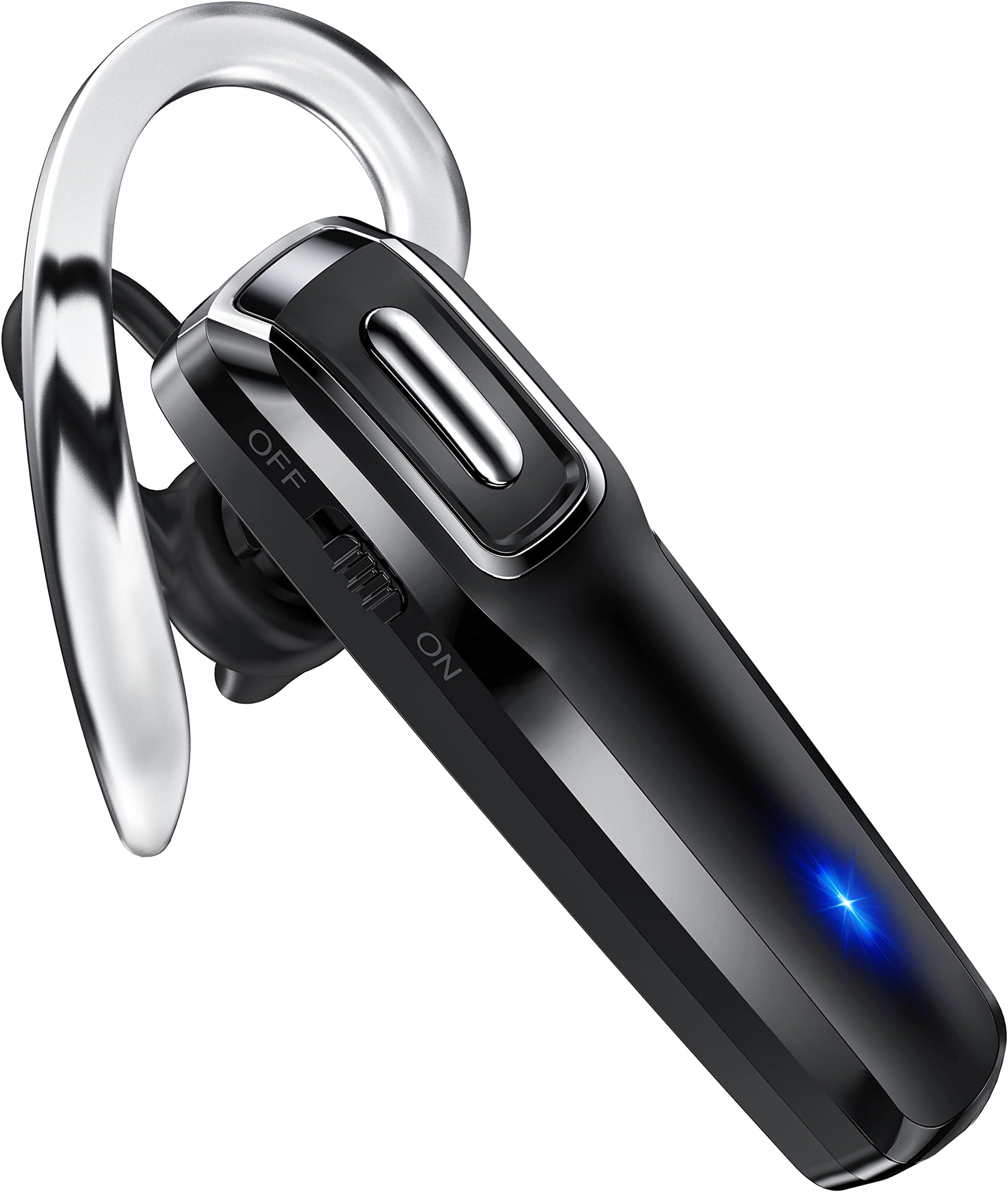 Bluetooth Headset, Gixxted V5.0 Wireless Handsfree Earpiece with ...