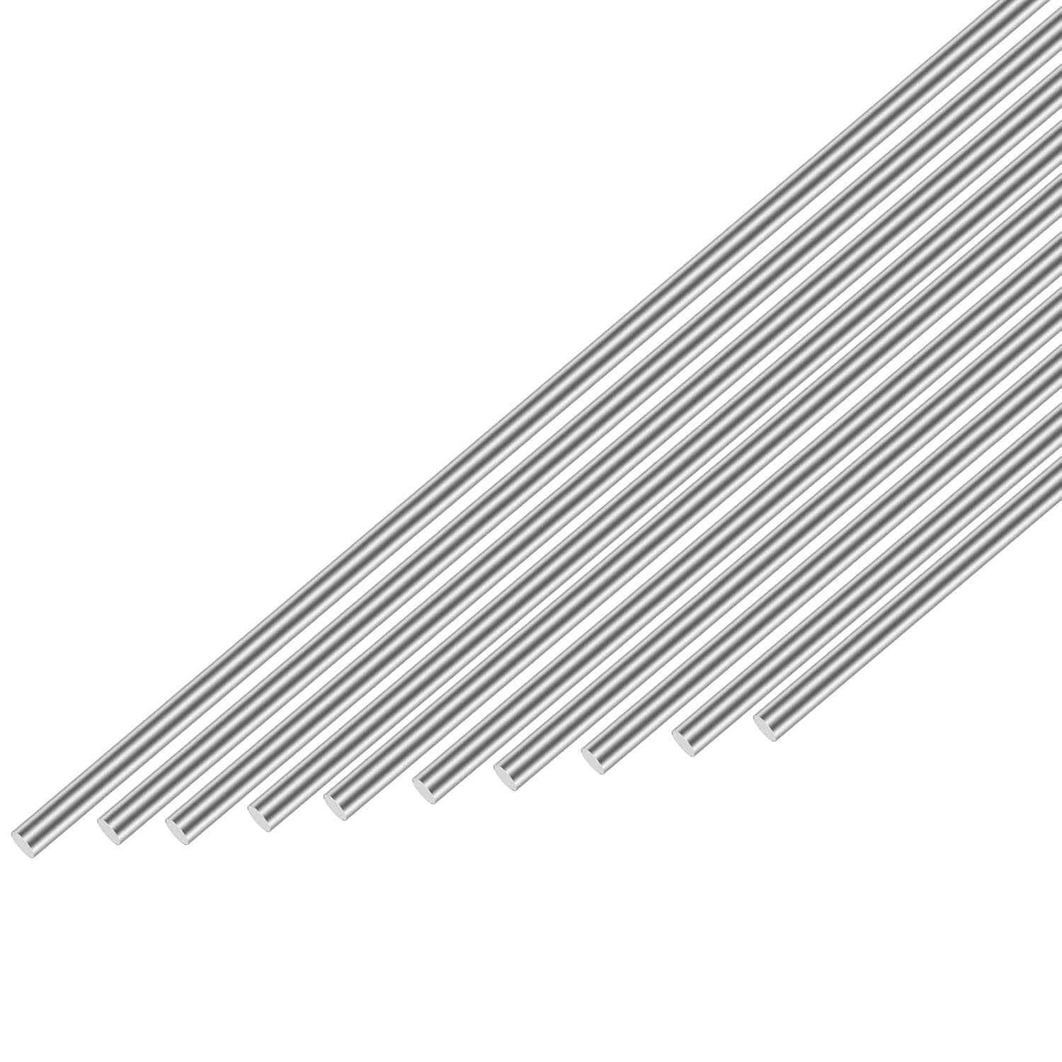 Awclub 304 Stainless Steel Round Rod 4mm x 400mm, 10pcs Metal Solid ...