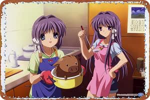Amazon.com: Botan Clannad Kyou Fujibayashi Ryou Fujibayashi Anime Metal ...