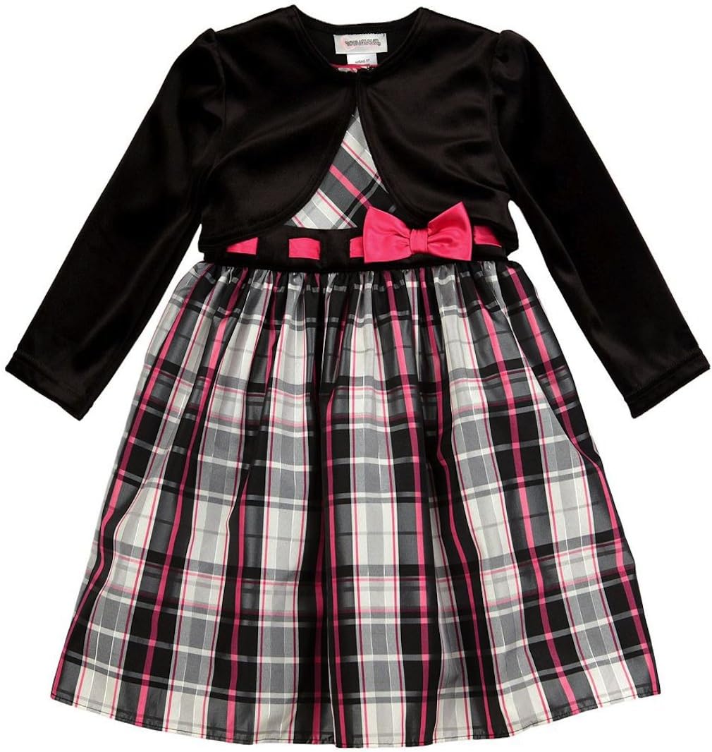 Amazon.com: Youngland® Baby Girls 3pc Dress w/Sweater and Diaper Cover ...