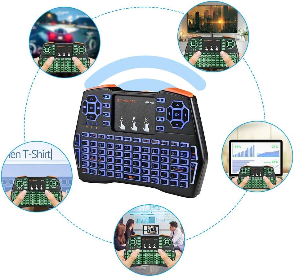 Buy GT MEDIA 2.4G Mini Wireless Keyboard with Touchpad, USB ...
