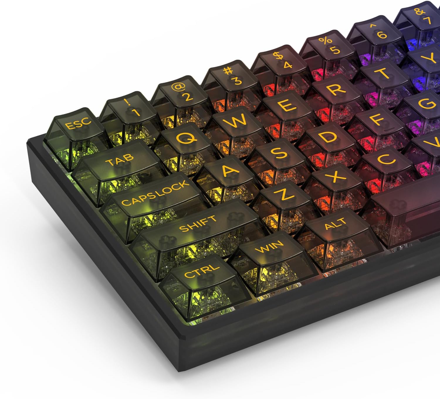 Amazon.com: Hallsen Metal Keycaps Mechanical Gaming Keyboard Keycaps ...