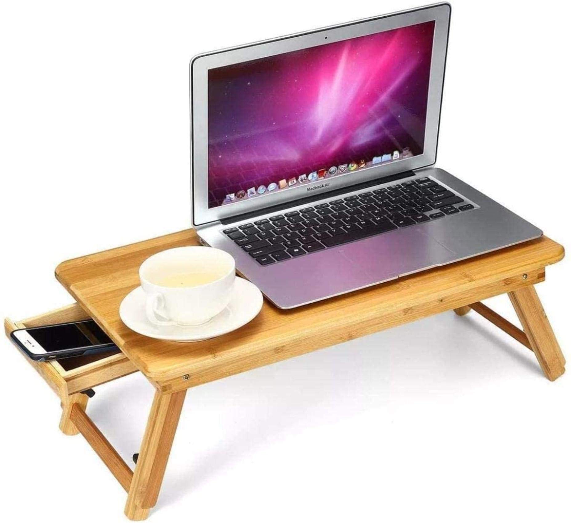 Seesee U Laptop Bed Table Folding Laptop Desk Folding Notebook ...