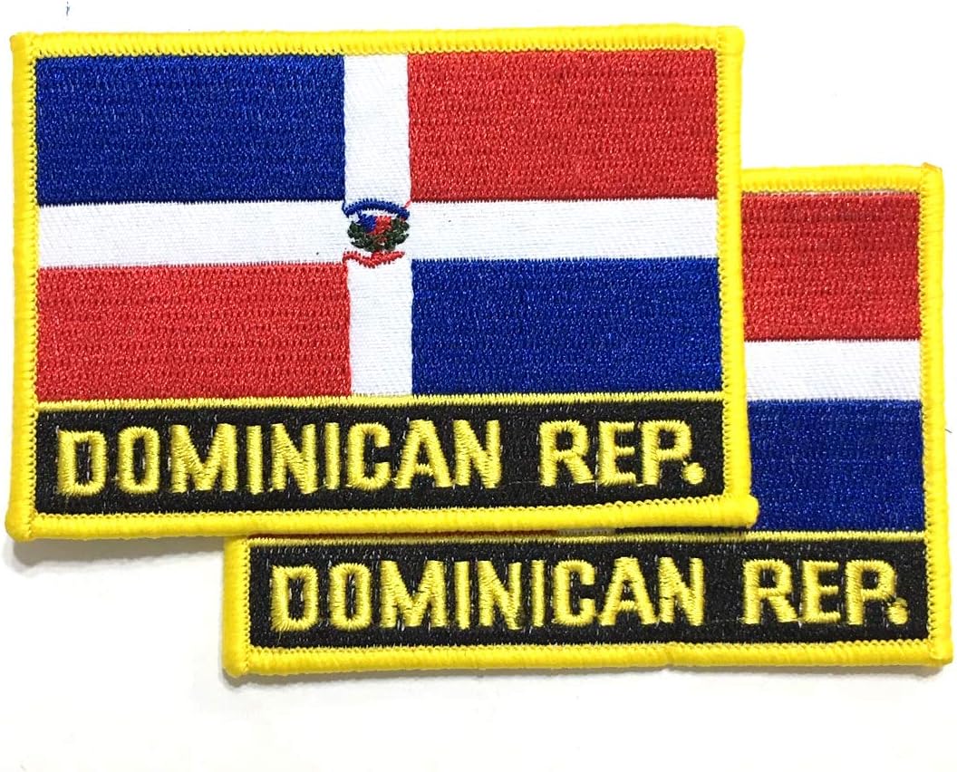 Amazon.com: Santo Domingo, Dominican Republic, Dominican Flag, DR, 2pc ...