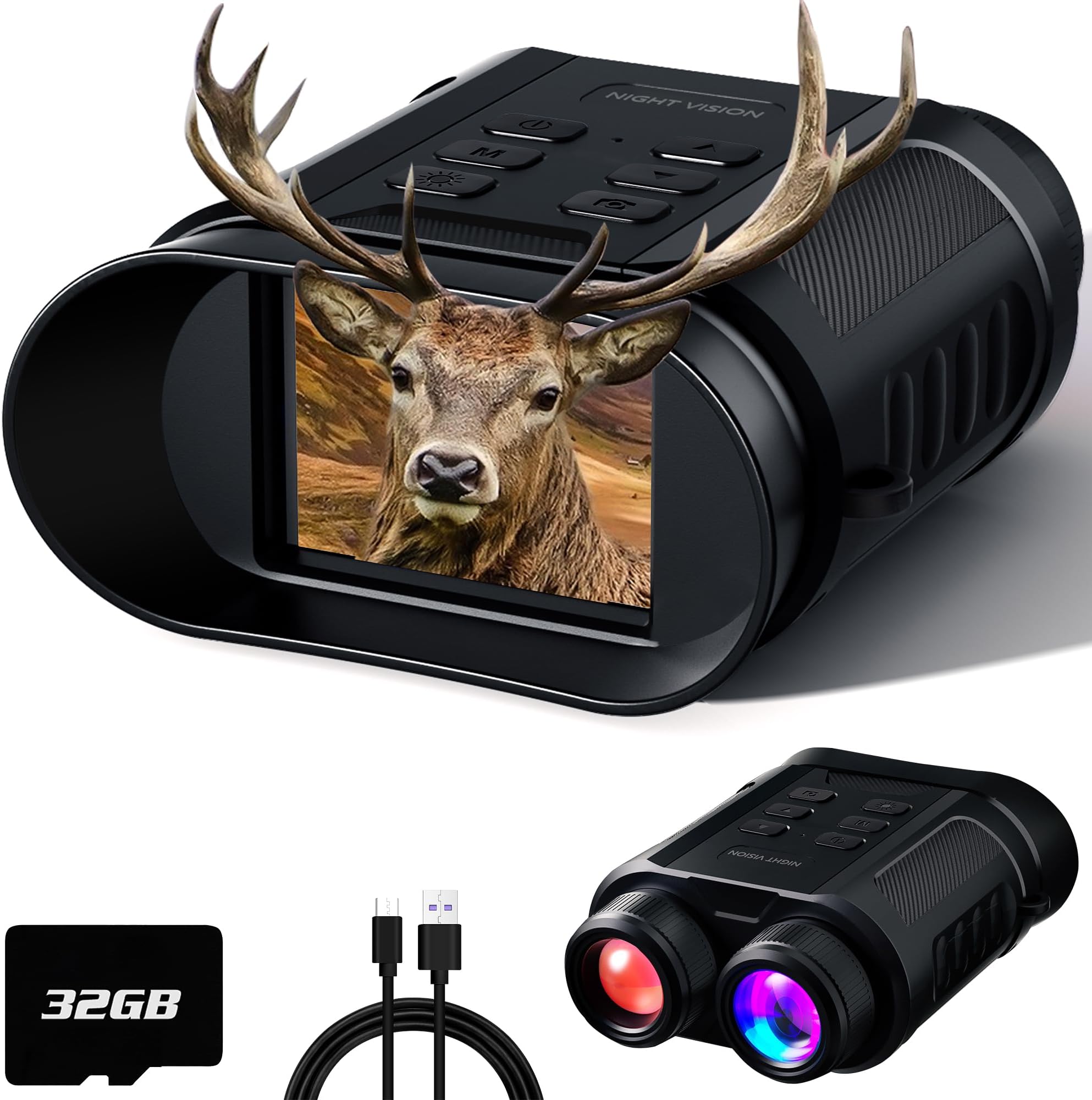 Amazon.com: Night Vision Goggles - 4K Night Vision Binoculars with 4.5 ...