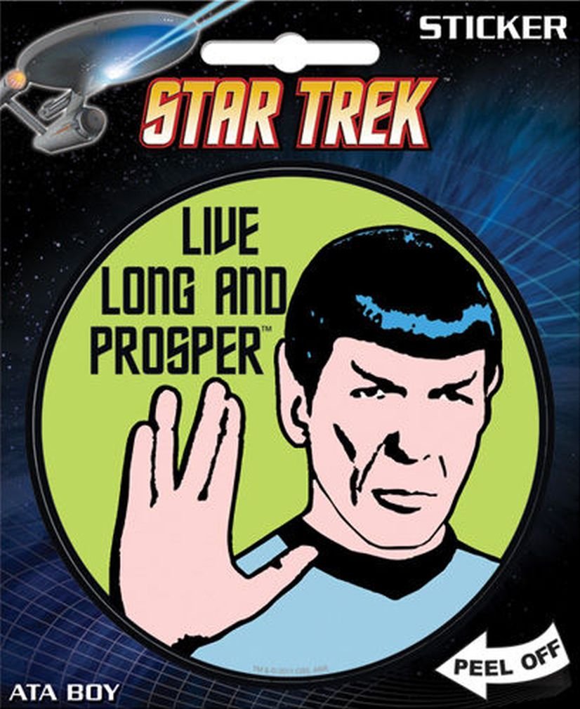 Amazon.com: Ata-Boy Star Trek: Original Series Live Long and Prosper 4 ...