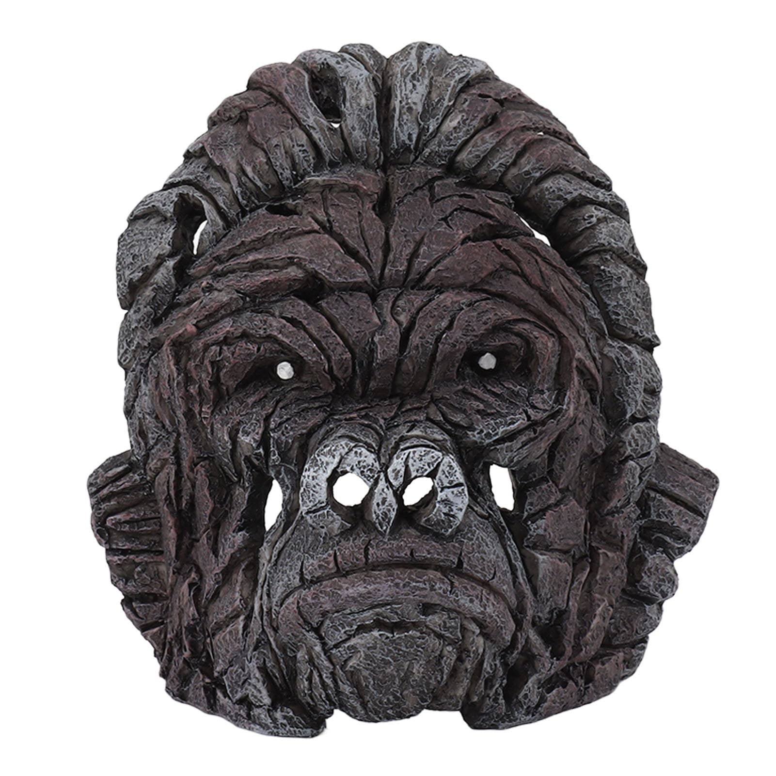 Gorilla Head AUNMAS Gorilla Head Sculpture, 16x16cm Resin Animal Head