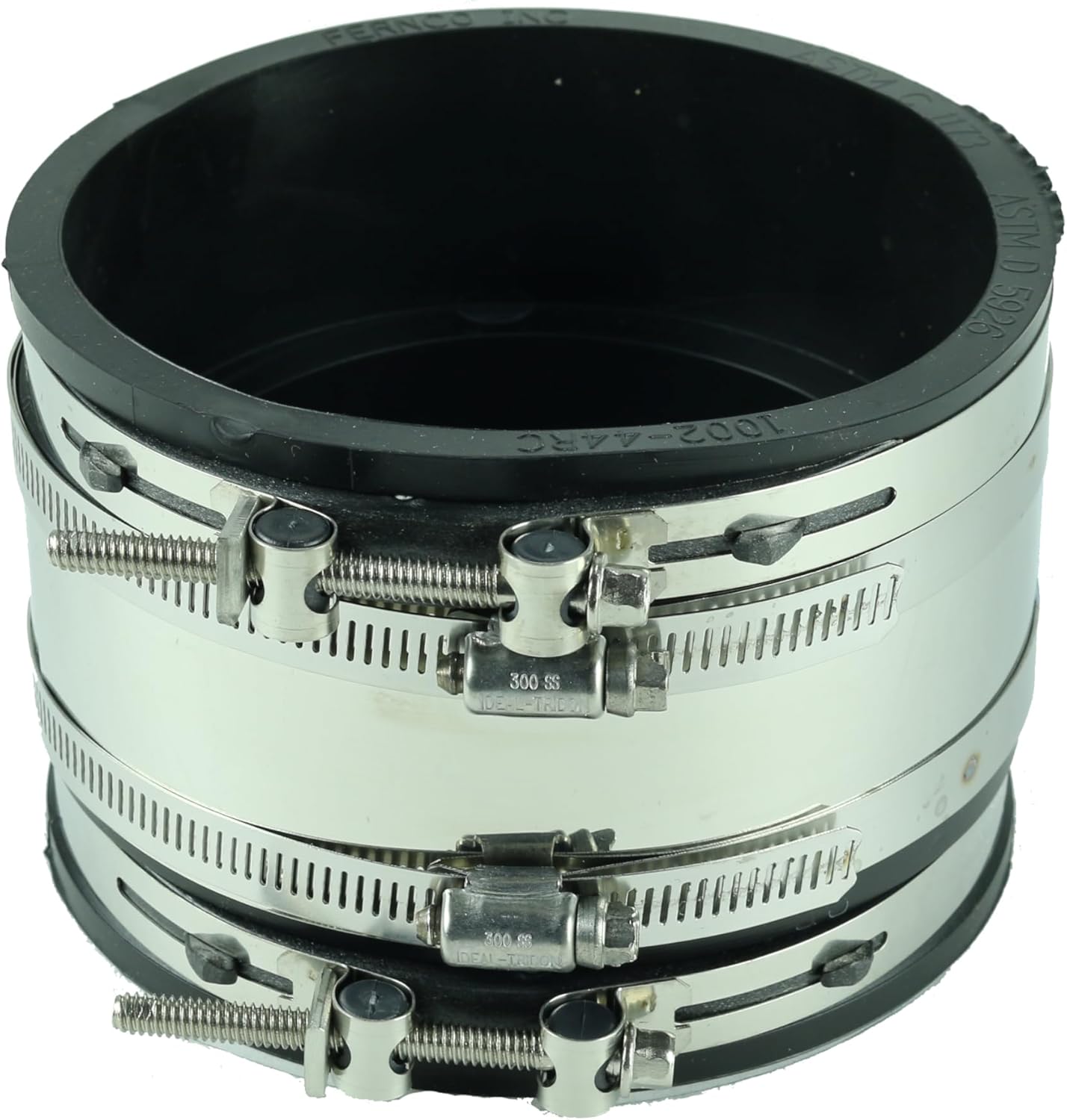 Amazon.com: Fernco 5002-44RC 4" Shielded Below Ground Sewer Pipe ...