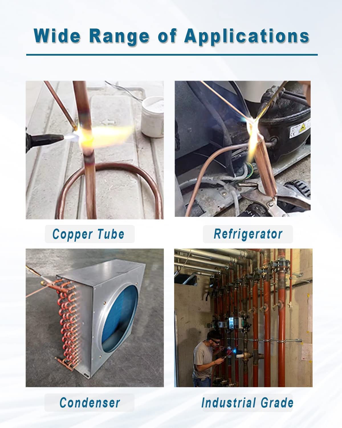 Snapklik.com : 10 Sticks Brazing Rods, Phosphor Copper Solder Welding ...