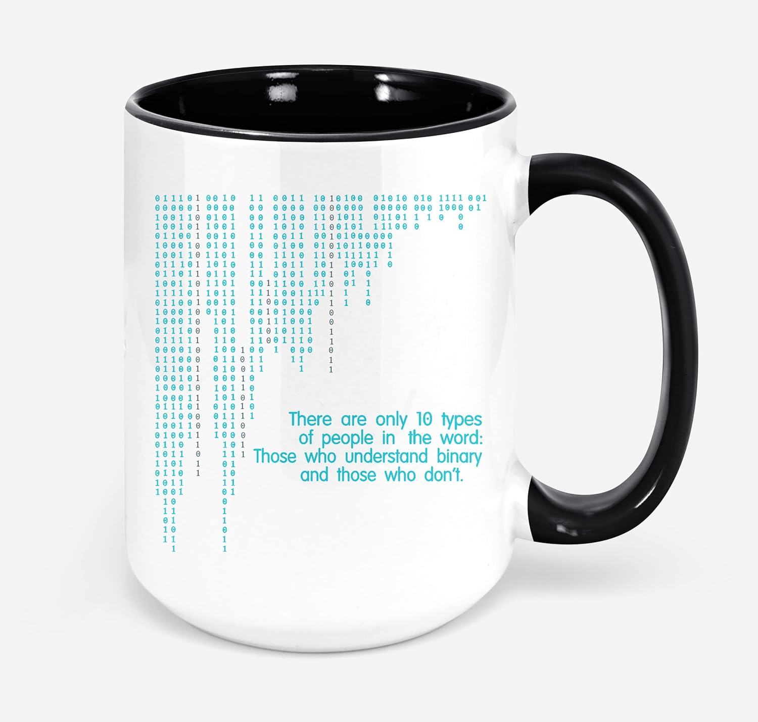 Amazon.com: Funny Coffee Mug Binary Computer Programmer Code 11 Oz ...