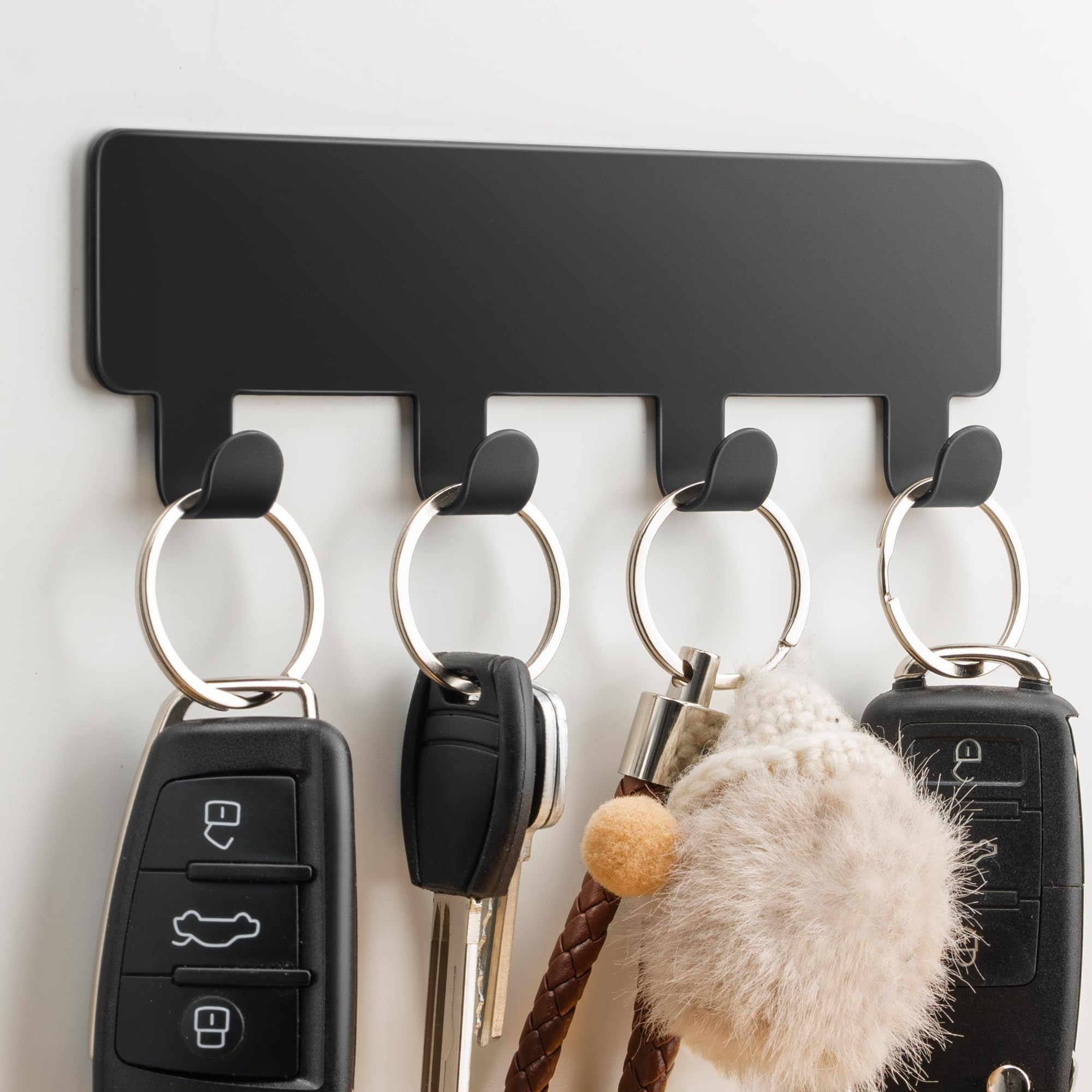 Niffgaff Key Holder 4-Pack Key Organizer Key Rack Key Hook Wall Mount ...