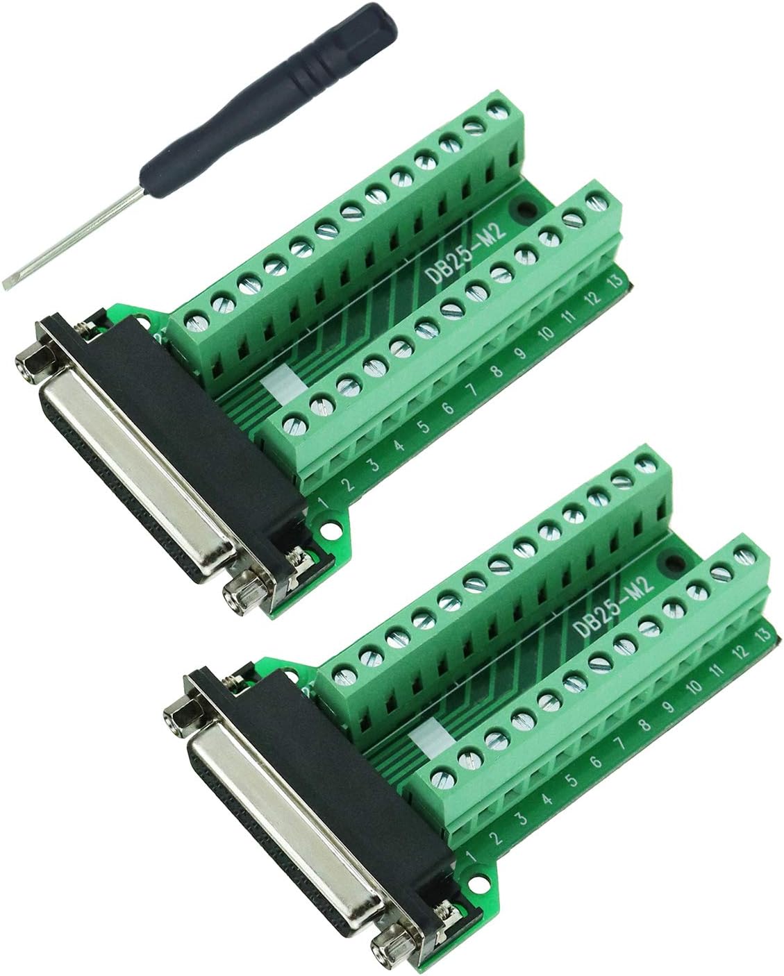Amazon.com: Twinklebay DB25 Connector to Wiring Terminal Db25 Breakout ...
