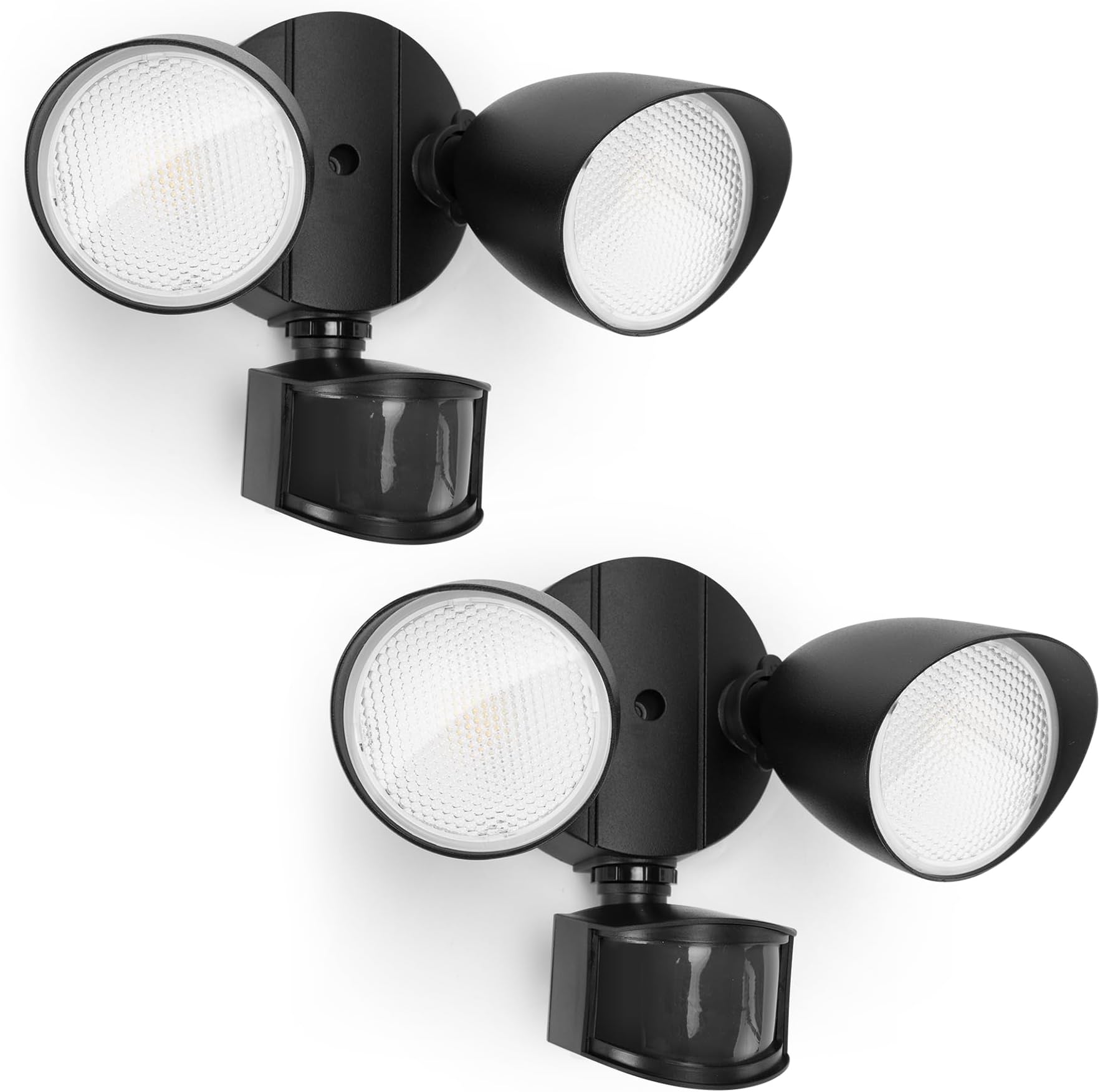 Defiant DFI-5852-BK 180 Degree Black Motion Activated Outdoor Flood ...