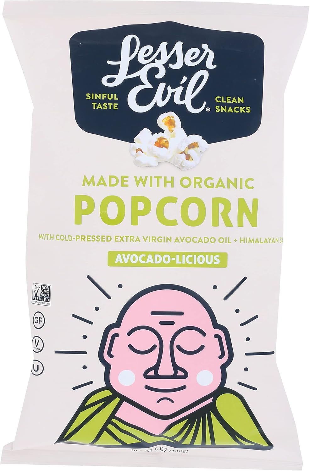Lesser Evil Popcorn Avocado-Licious, 5 oz : Amazon.ca: Home