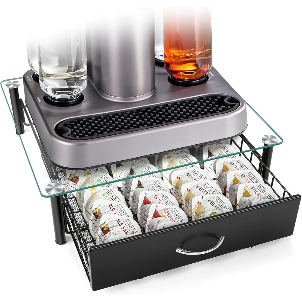 $8/mo - Finance Cocktail Beverage Storage Drawer for Bartesian Capsules ...