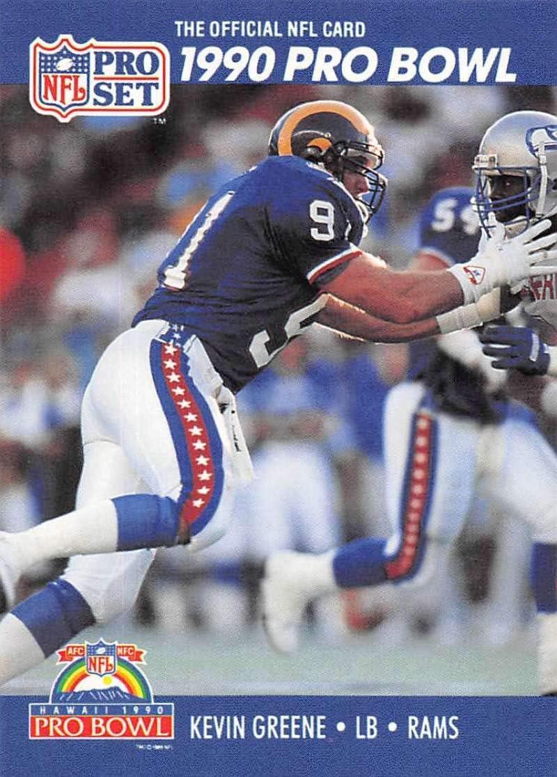 Amazon.com: Football NFL 1990 Pro Set #392 Kevin Greene #392 NM LA Rams ...