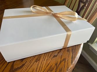 Amazon.com: DUOTAN Large Gift Box with Lid, 13.5 x 10 x 3.5 Inch Black ...