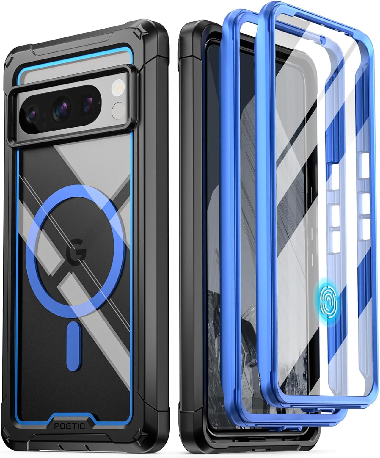 Amazon.com: i-Blason for Google Pixel 8 Pro Case with Built-in Screen ...