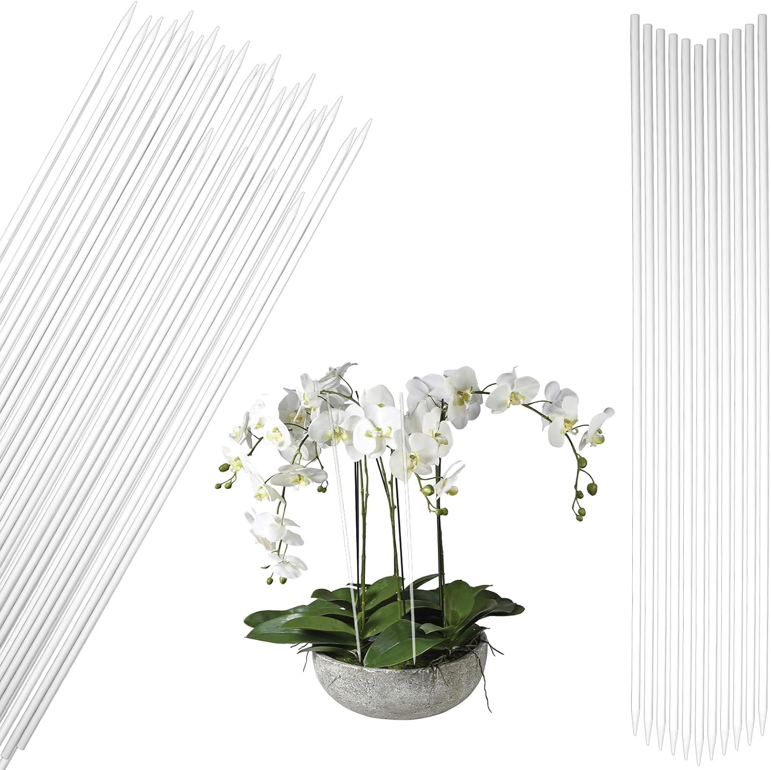 Amazon.com : DIRBUY 50PCS 16 inch Acrylic Plant Stakes - Plastic ...