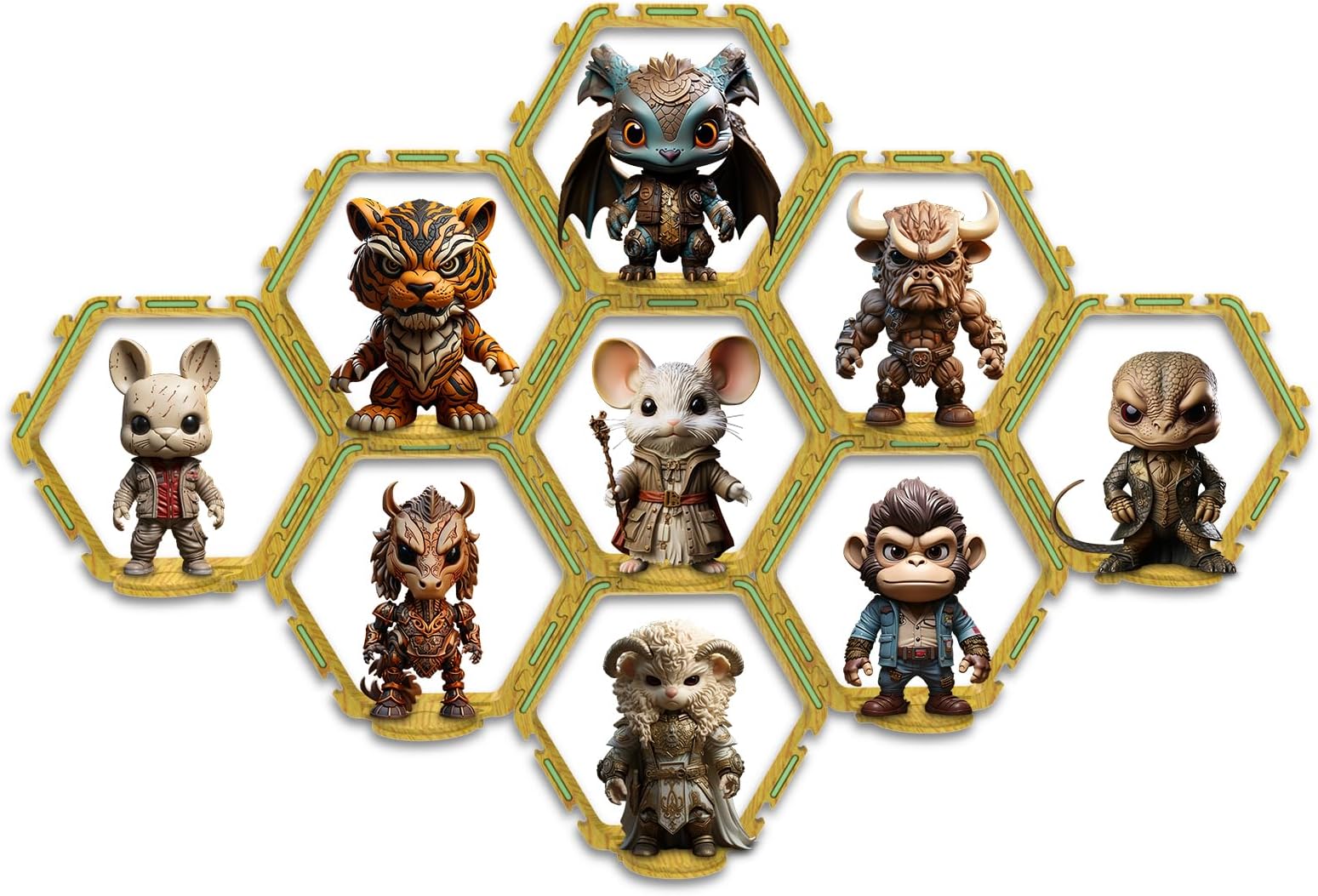 Amazon.com: YODAR 9 PCS Riser Display Shelf for Funko POP Figures ...