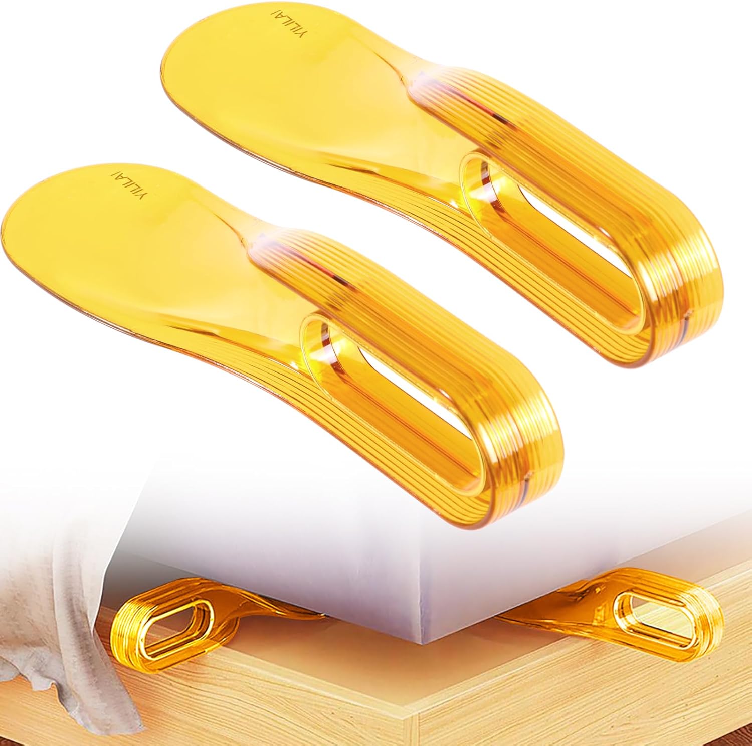 LAOJU Mattress Lifter, Mattress Wedge Elevator 2PCS Ergonomic Bed Wedge ...