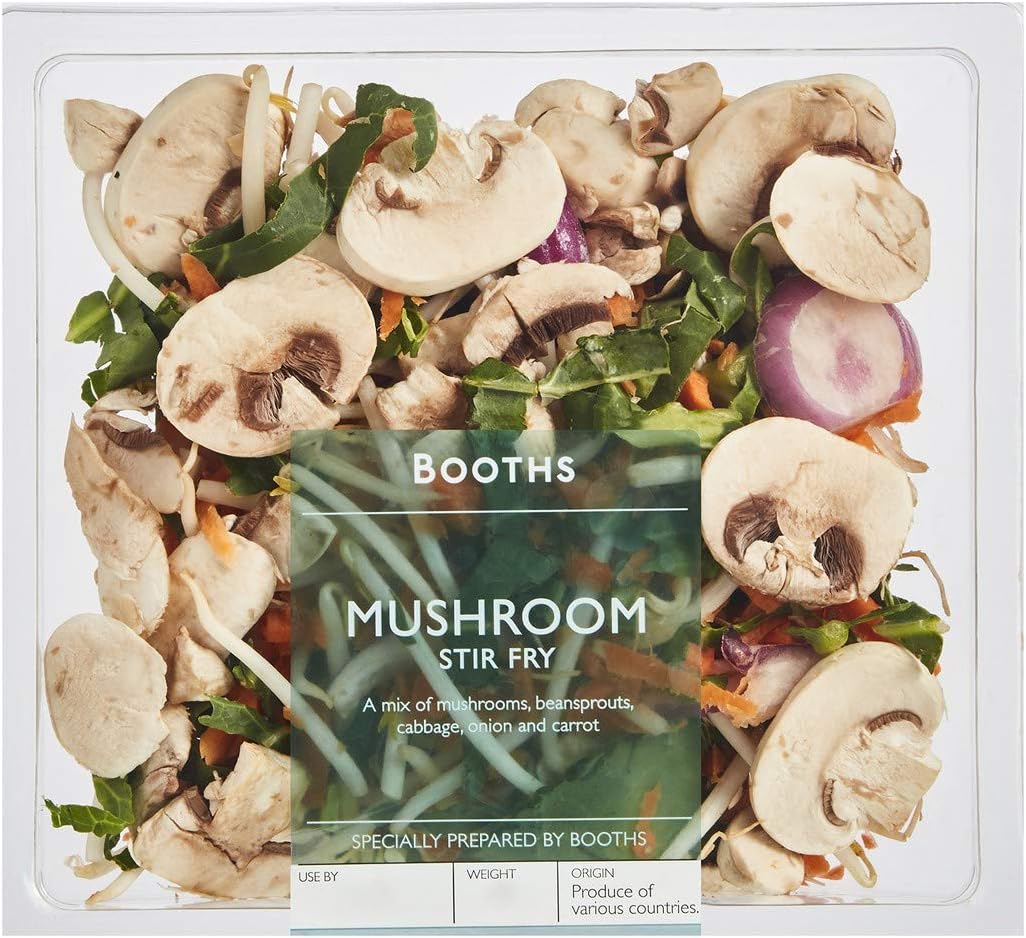 Booths Mushroom Stir Fry, 300g : Amazon.co.uk: Grocery