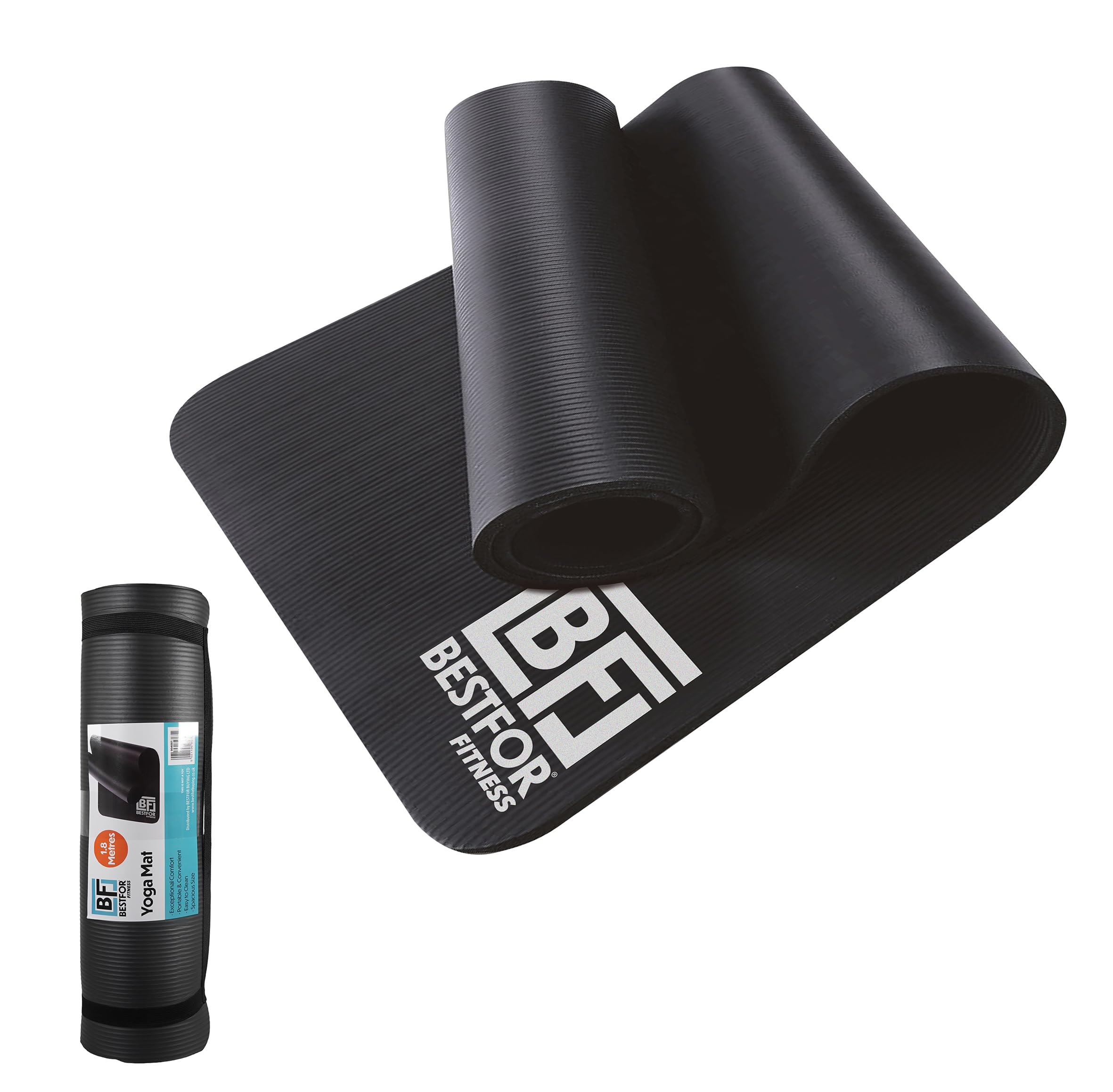 Bestfor Yoga 180x60cm 10mm Cushioned Foam Mat For Exercise, Fitness ...