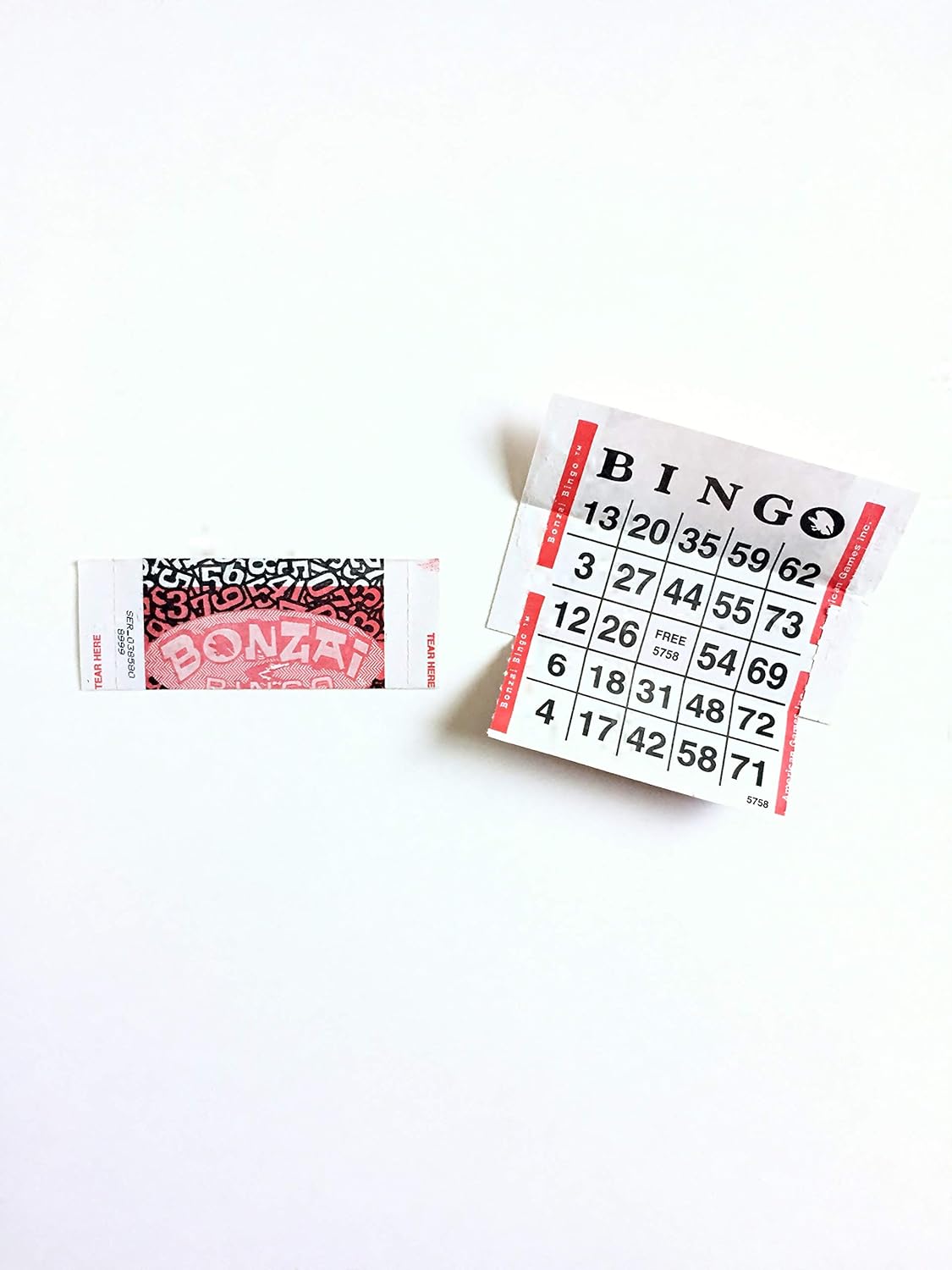 Amazon.com: United Novelty 1 on Single Face Bonzai Bingo Sealed/Folded ...