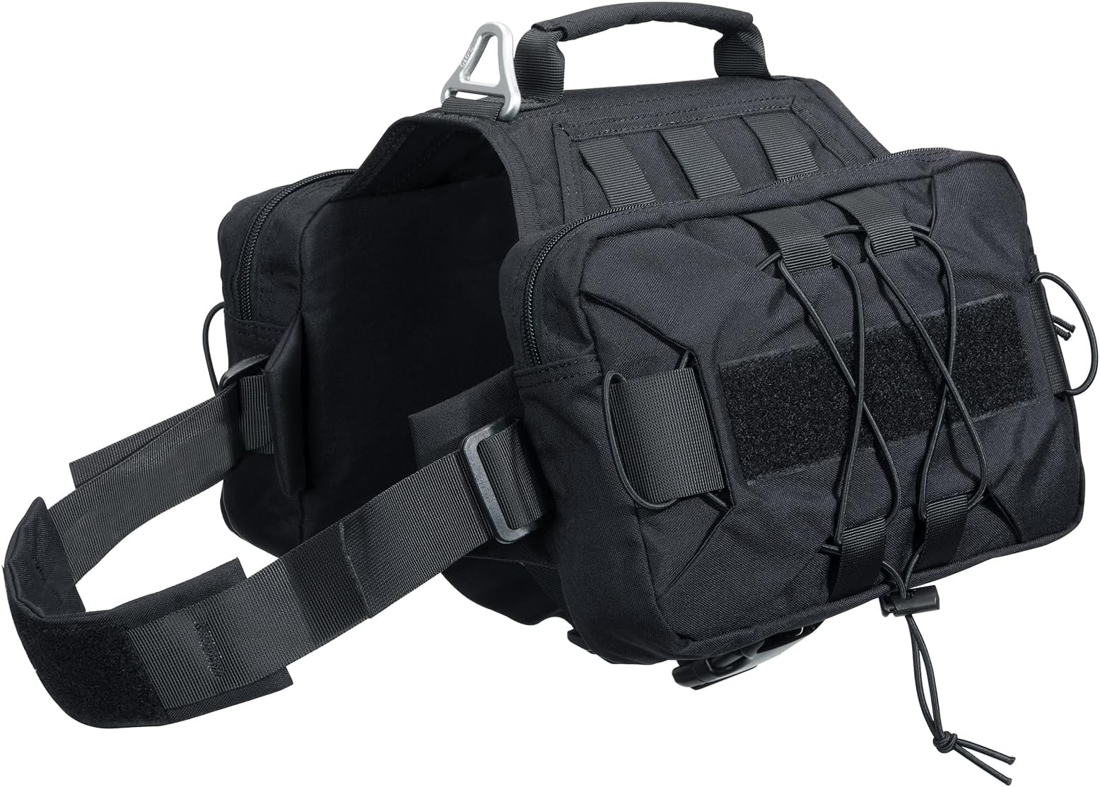 Amazon.com : Doggles Dog Backpack, Medium, Gray/Black : Pet Backpacks ...