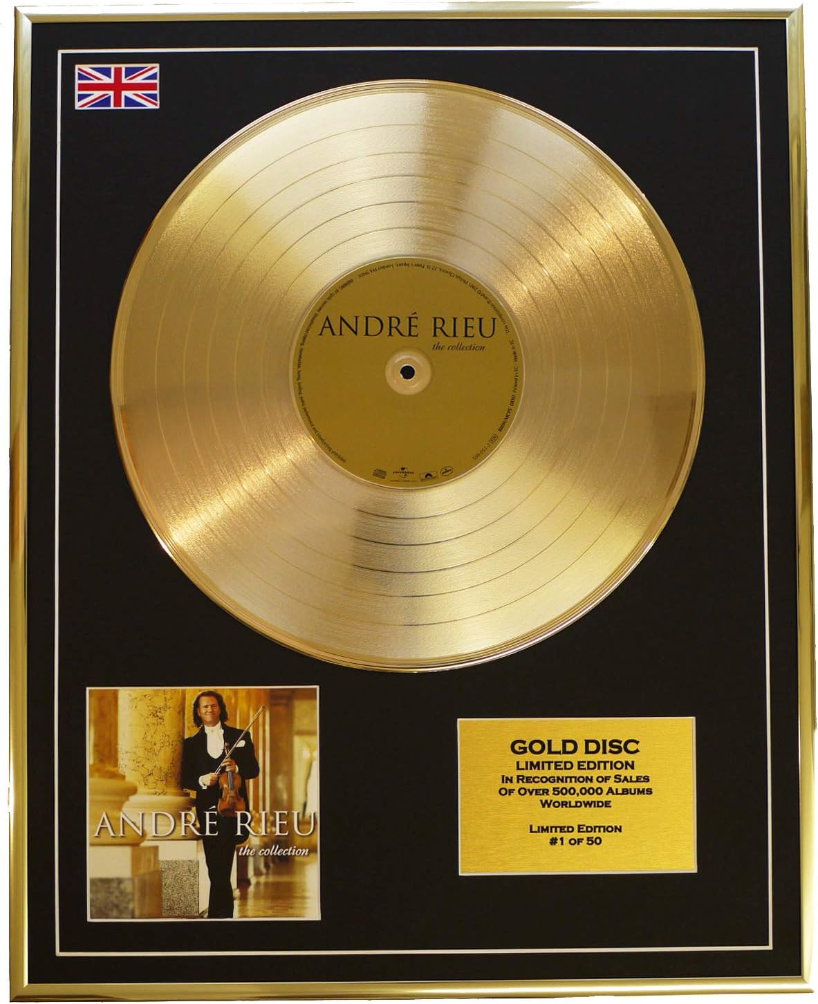 ANDRE RIEU/Cd Gold Disc Record Limited Edition/THE COLLECTION : Amazon ...