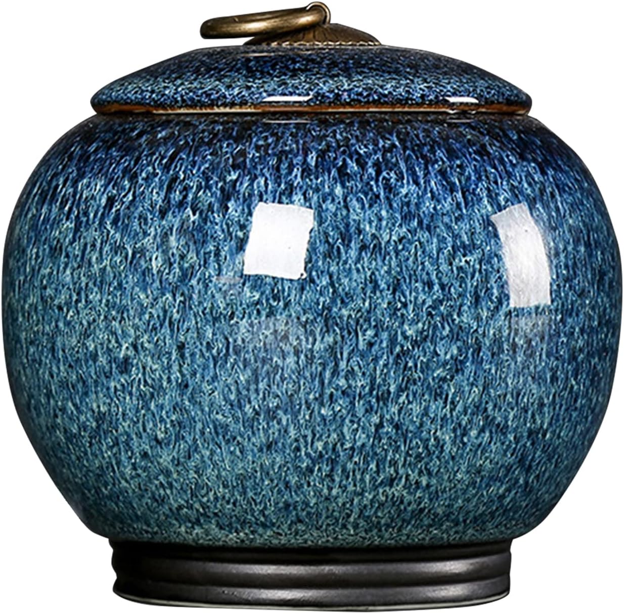 Simanli Tea Canister Ceramic Caddy Vintage Tea Coffee Sugar Canister ...