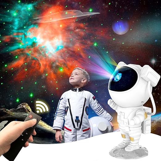 Amazon.com: Astronaut Projector, 360°Adjustable Galaxy Projector, Space ...