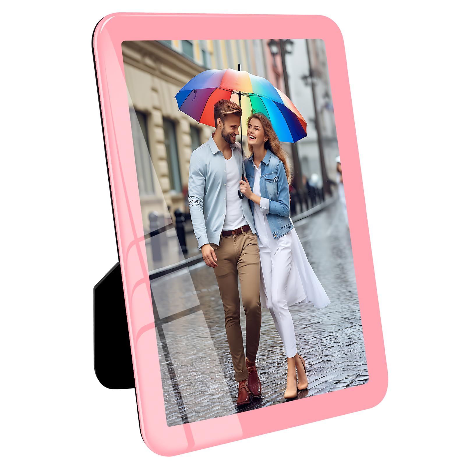 Amazon.com - Bluesun 4x6 picture frame pink, picture frames glass ...