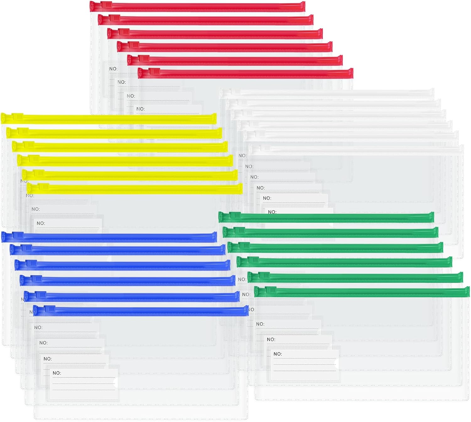 Amazon.com : AUSTARK 30pcs Plastic Zipper Pouches, Small Clear ...