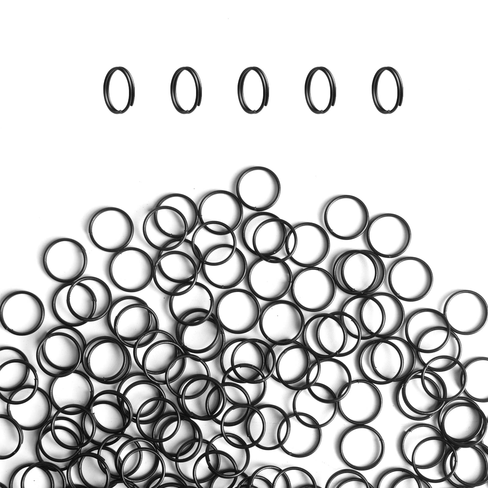 Amazon.com: 200pcs 10mm Mini Split Jump Ring with Double Loops Small ...