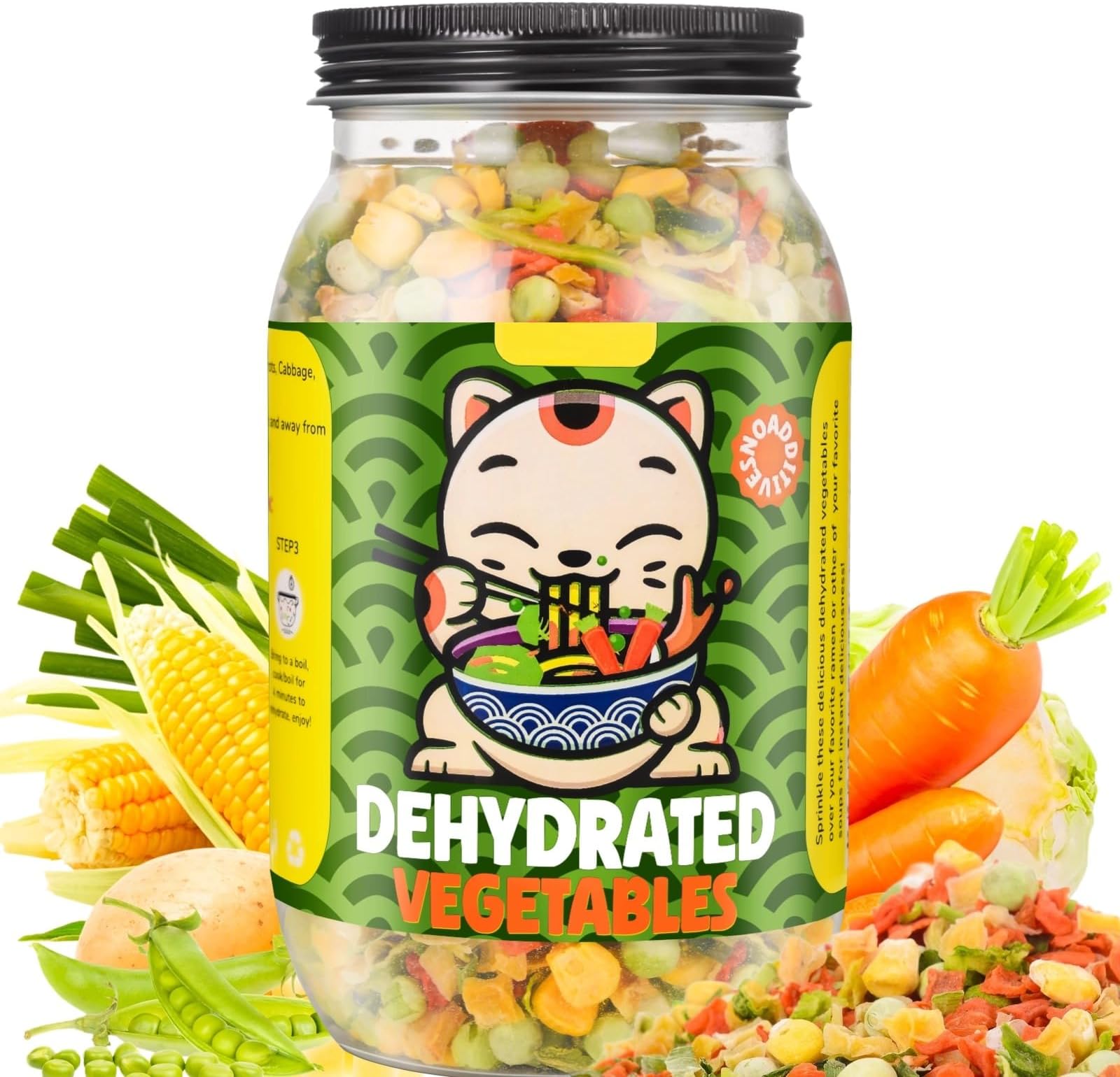 Amazon.com : Dried Ramen Toppings - Seafood Mix, Ramen Toppers for ...