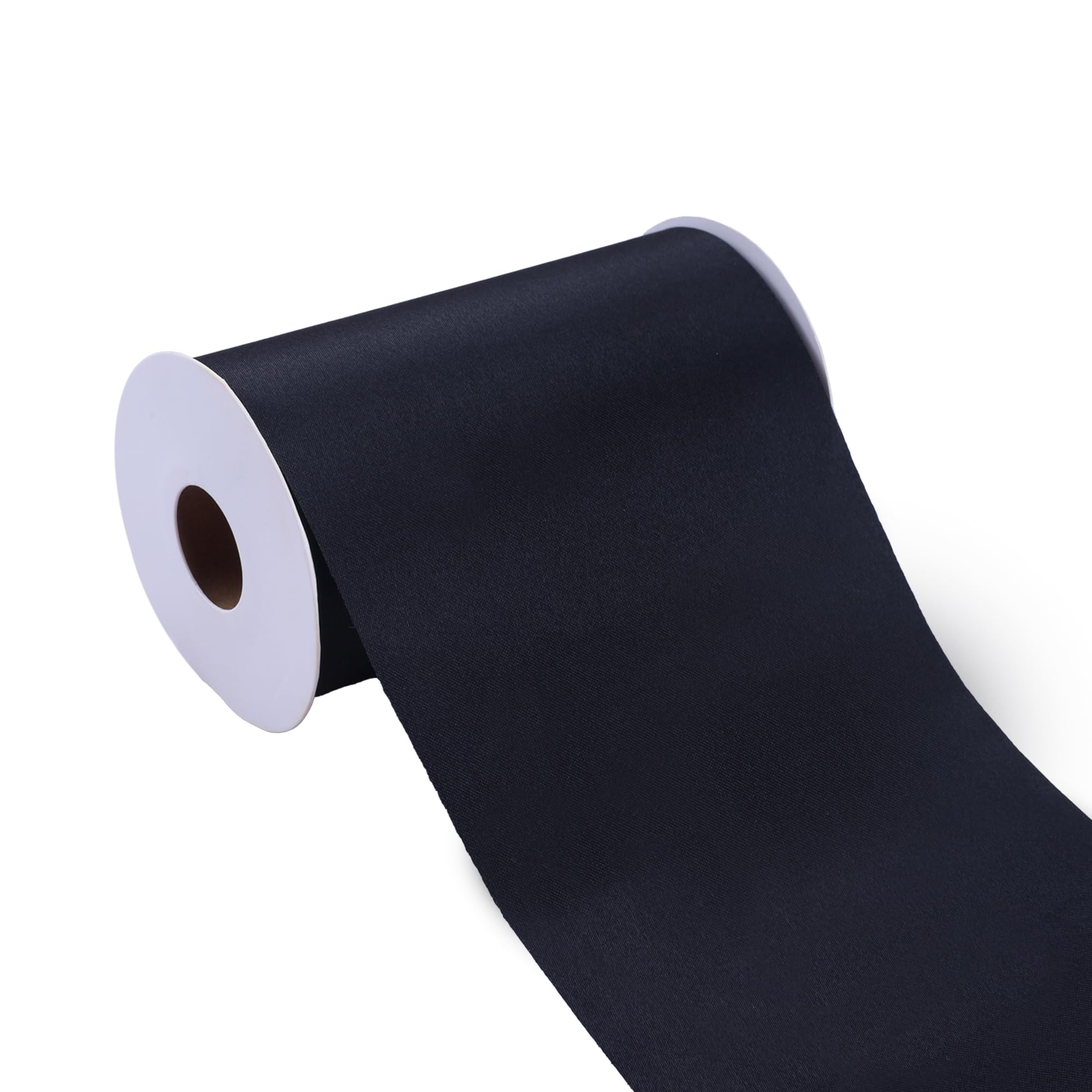 Amazon.com: VATIN 4 Inch Wide Black Satin Solid Ribbon Large Ribbon for ...