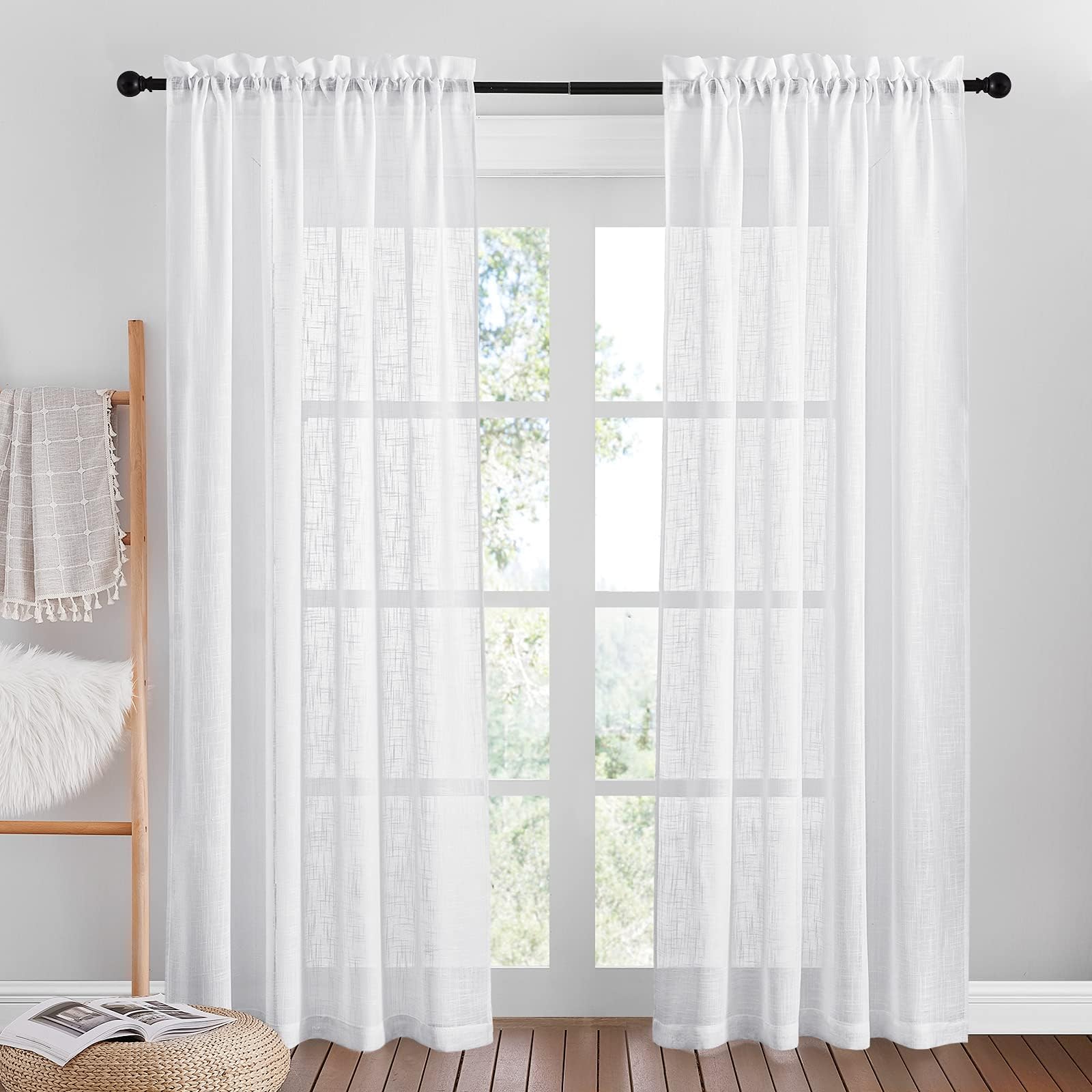 Drift Home - Single Net Curtain for Windows W55 x L48 (140 x 122cm ...