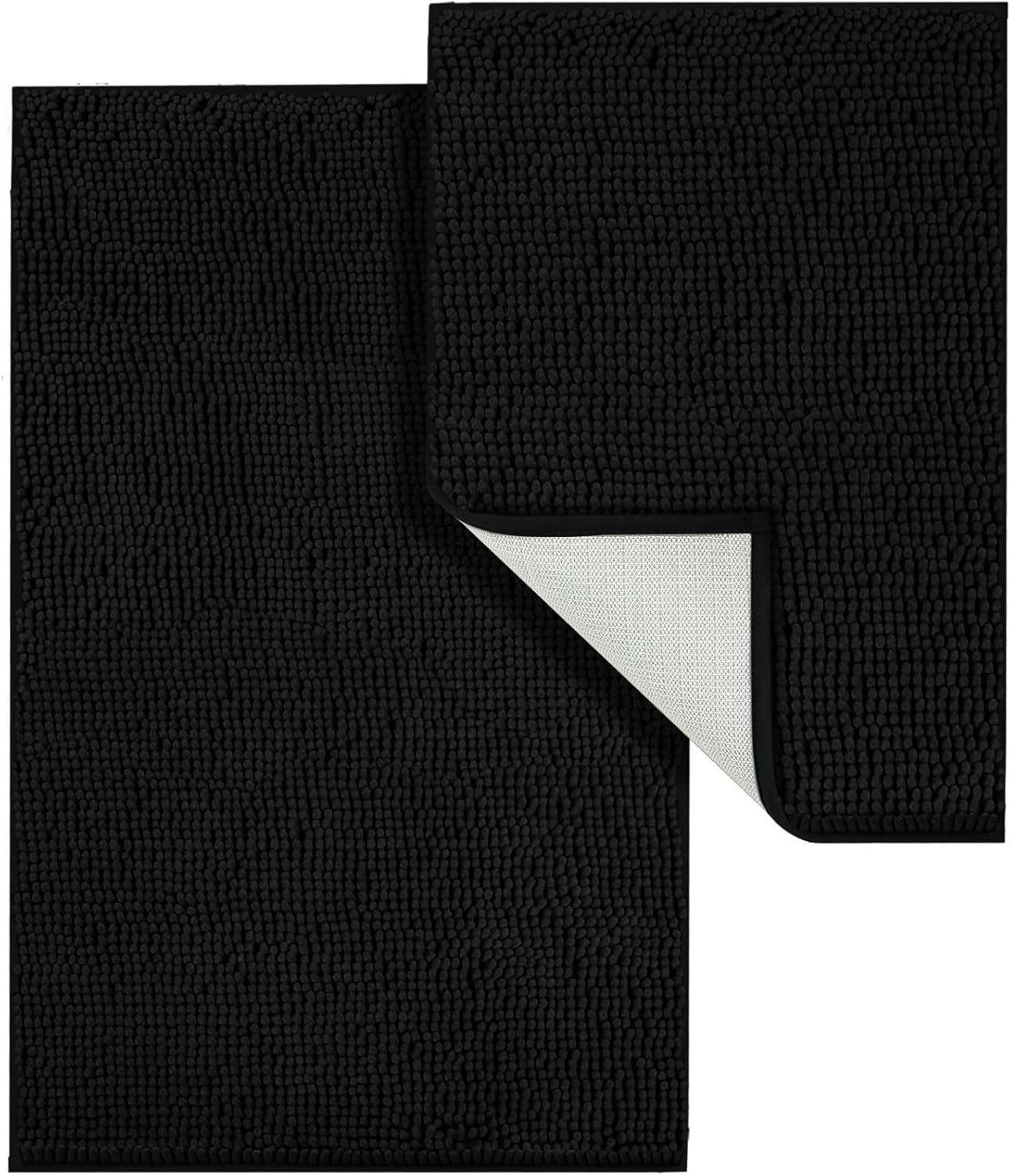 Amazon.com: LINLA Bathroom Rugs Sets 2 Piece, Absorbent Soft Chenille Bath Mat, Non-Slip,Quick ...