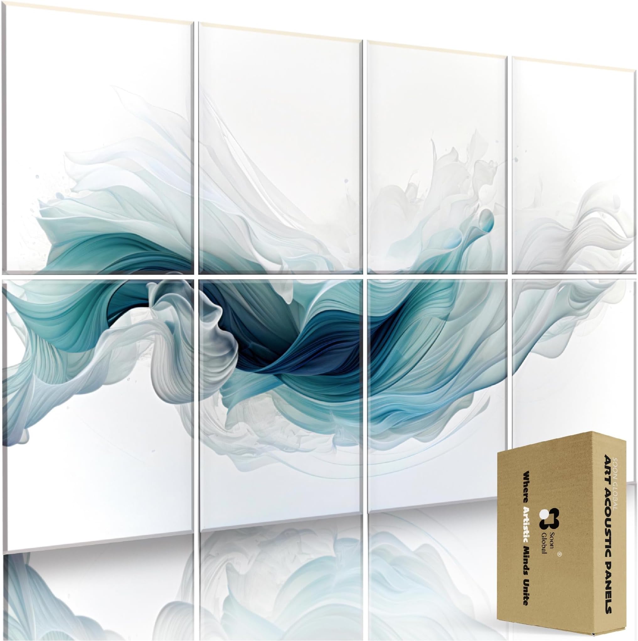 Amazon.com: AEORUM 8-Pack Art Acoustic Panels, Decorative Wall Art ...
