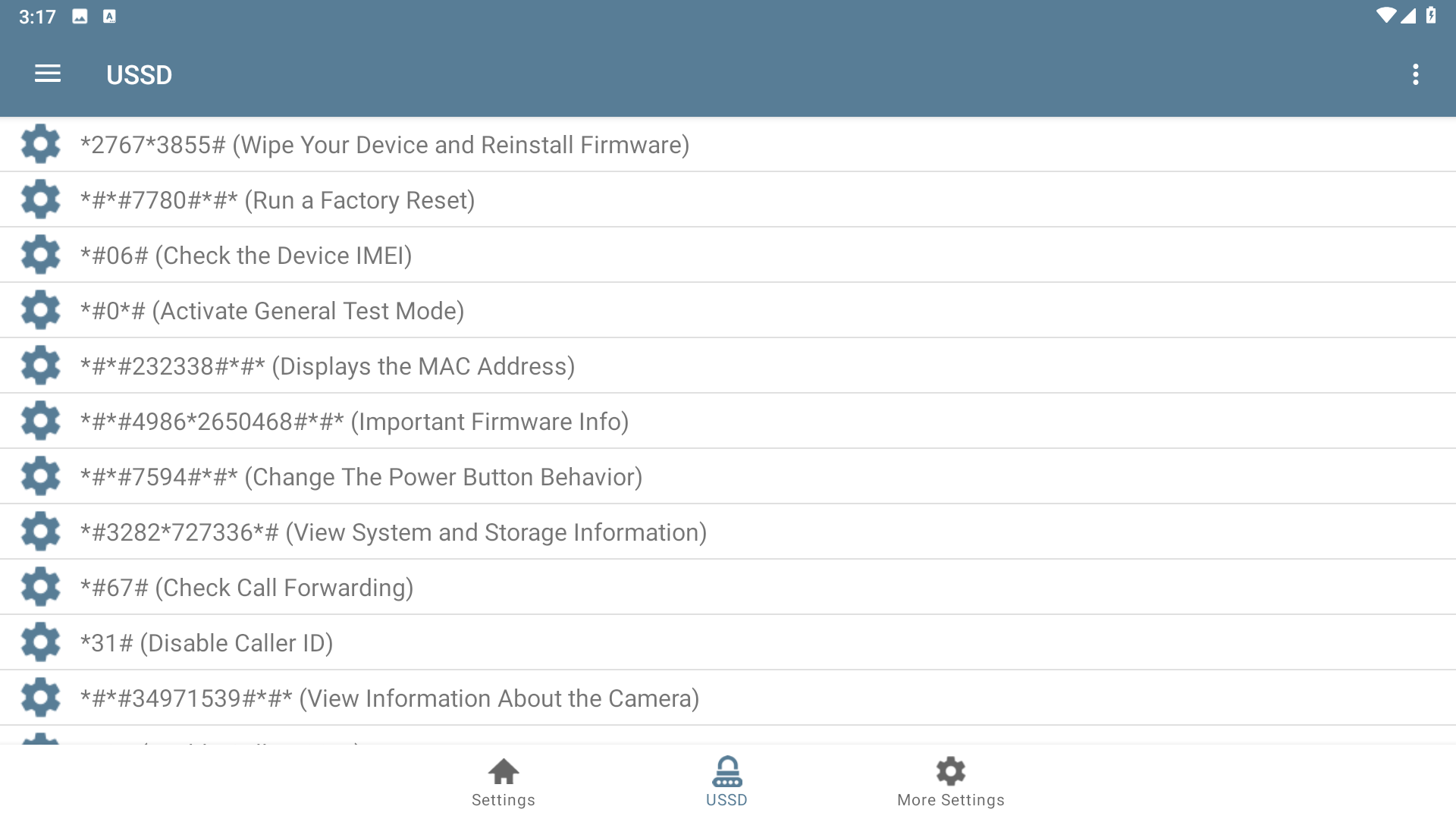Android Hidden Settings - App on Amazon Appstore