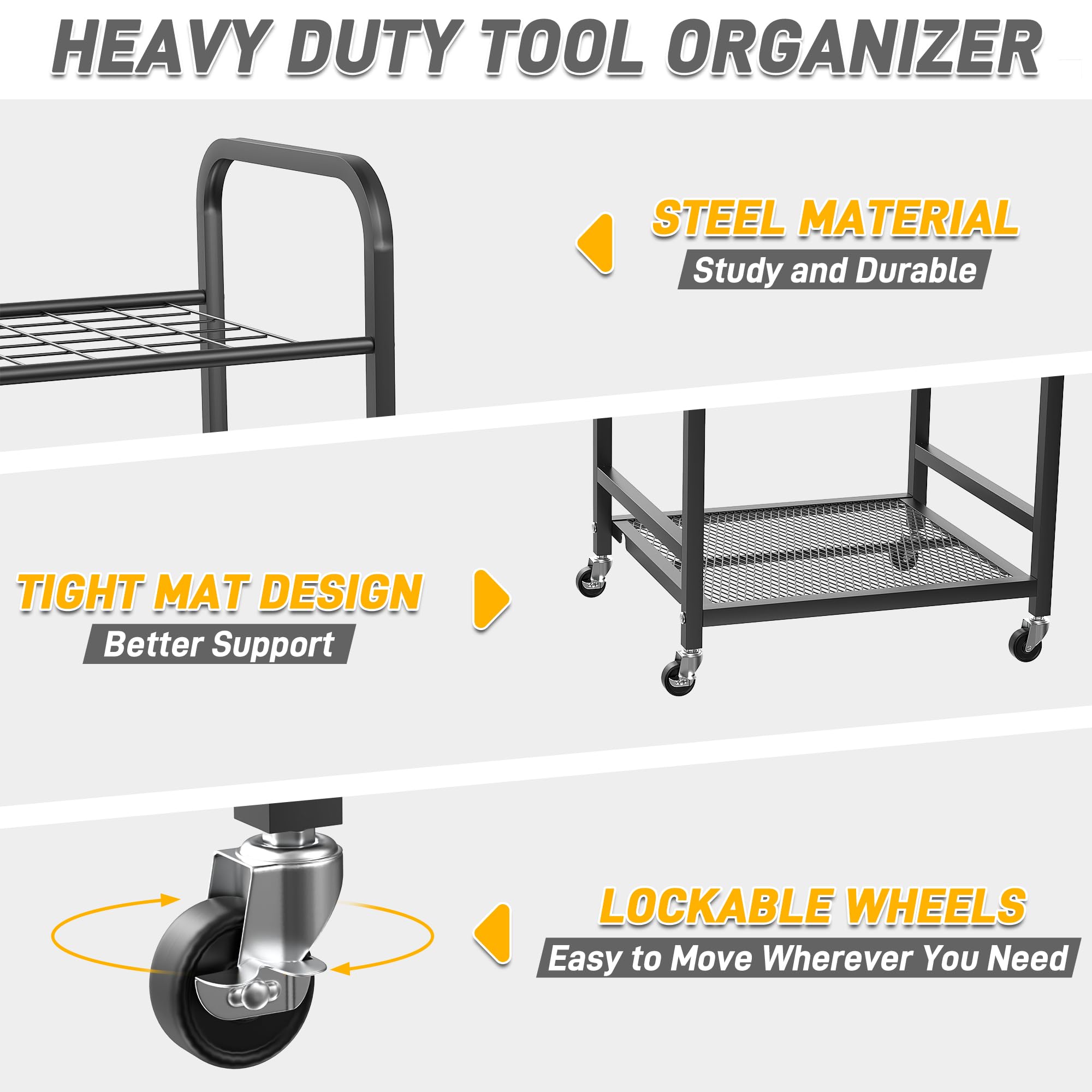Snapklik.com : Ultrawall Garden Tool Organizer Stand, Yard Tool Storage ...