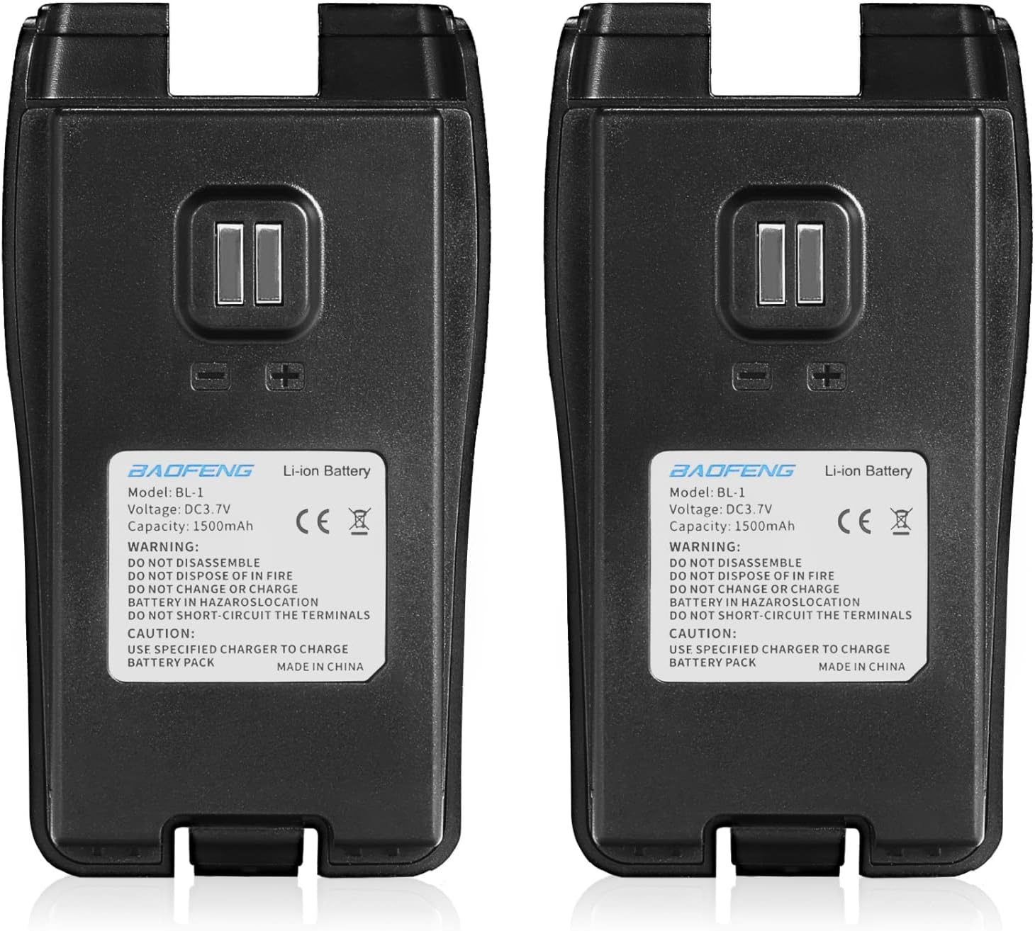 Amazon.com: hflexgrad (2-Pack) 3.7V BL-1 1500mAh Li-ion Rechargeable ...