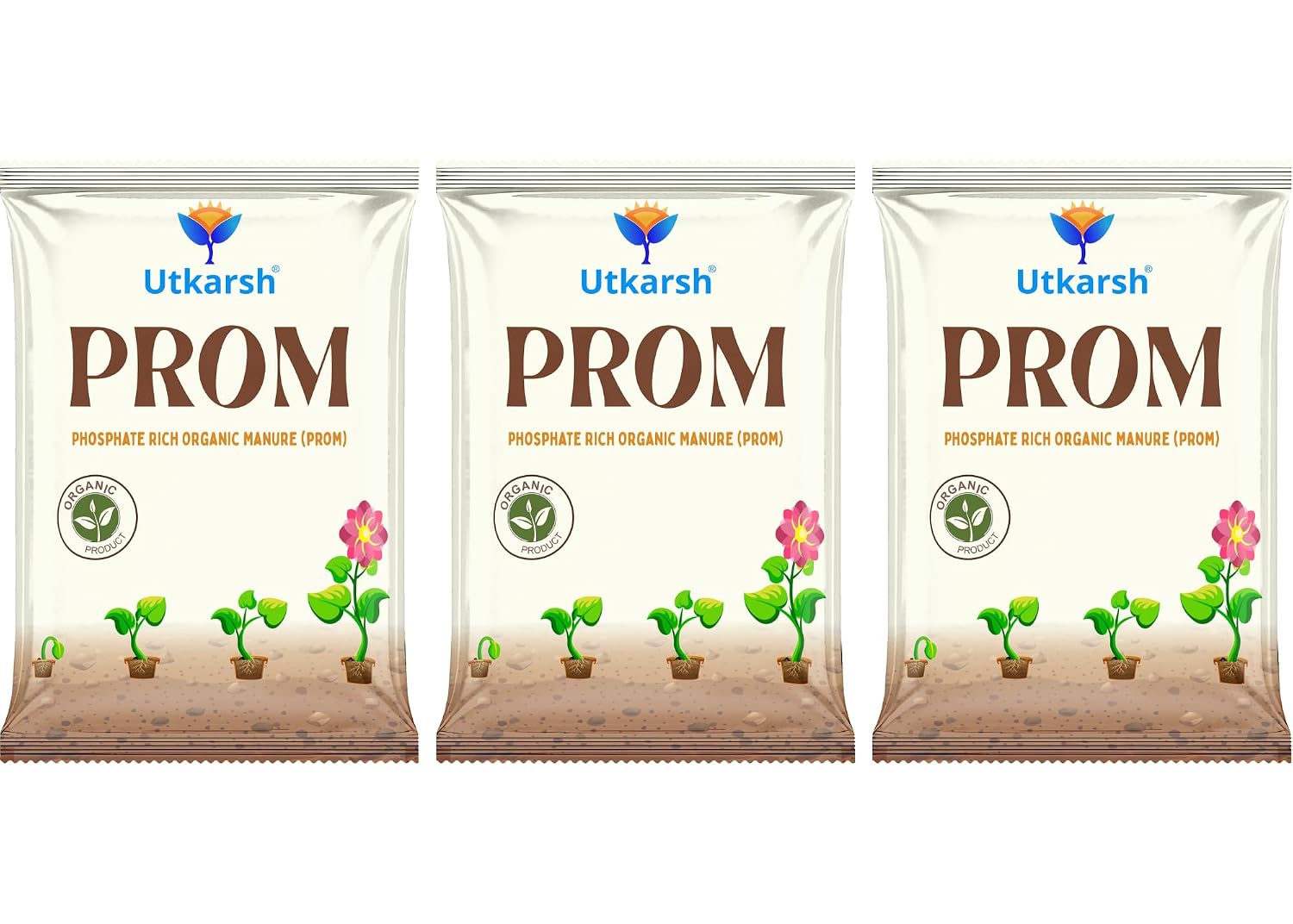 Utkarsh PROM - Phosphate Rich Organic Manure for Plants, Home Garden ...